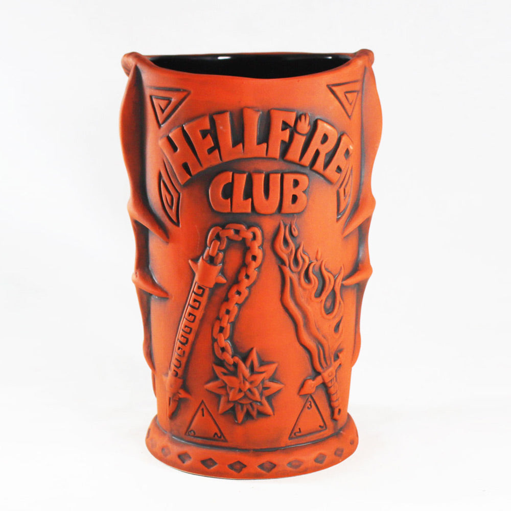 Stranger Things Hellfire Club Tiki Mug in Burnt Orange – Tiki Farm